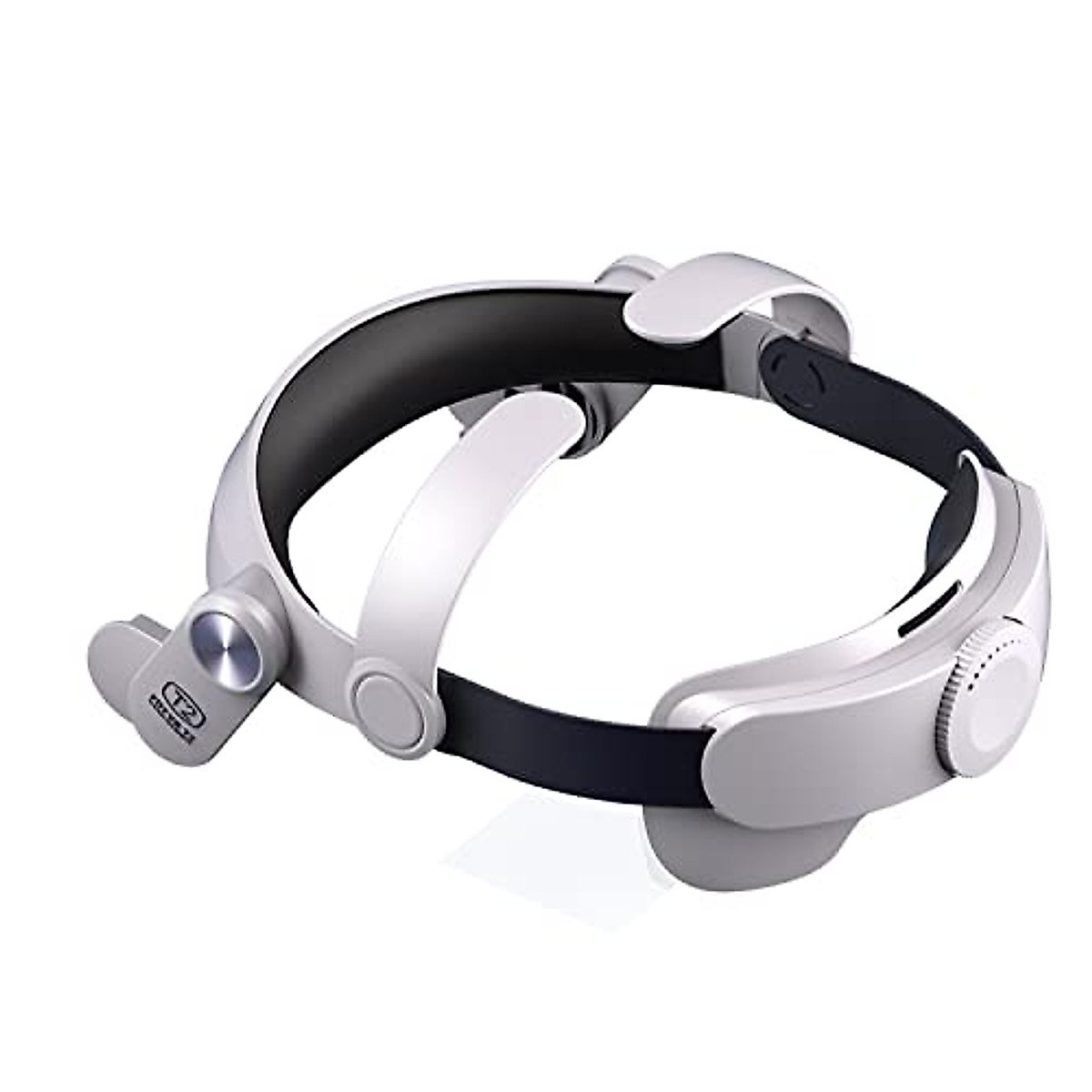 HEIXIAOYU Head Strap Oculus Quest 2 Elite Strap With External Battery T2 Magnetic Plate ABS Raw Materials Pack Holder For Enhanced Playtime VR Head Strap Comfort Strap Foldable Design (Standard issue)