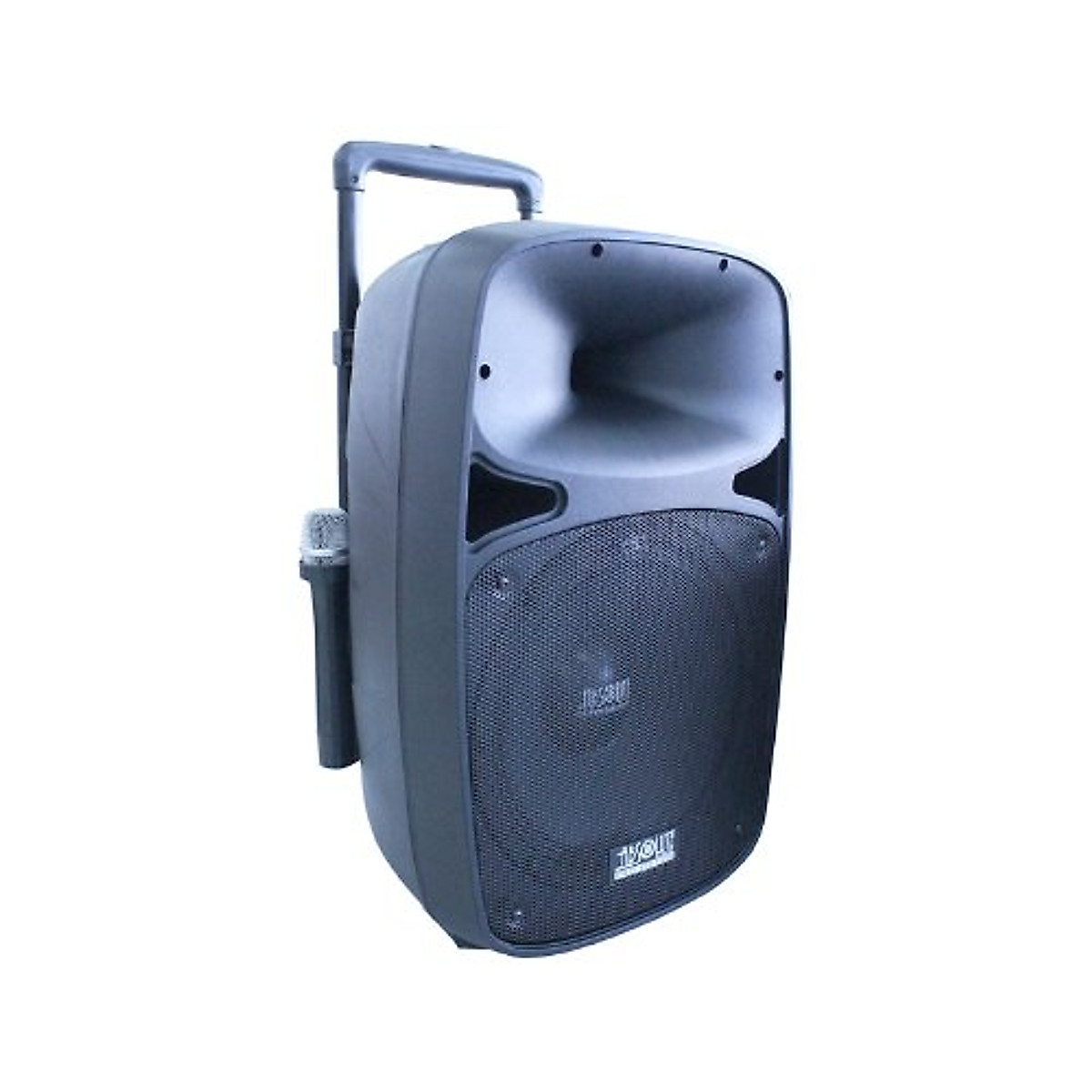 Absolute USA USPROBAT15 2500 Watts Max Power Speaker Built-in Battery/Bluetooth/Amplifier/SD/USB/FM Radio