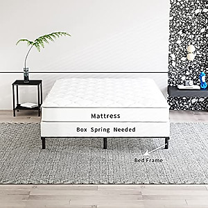 Hafenpo Metal Bed Frame - Sturdy Platform Bed Frame Heavy Duty Non-Slip Black Bed Frame 9 Leg Support Easy to Assemble Suitable for Any Space Queen Size