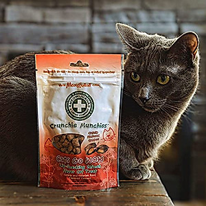Meowijuana | Crunchie Munchie Bundle | Chicken and Fish Combo Pack | Organic Catnip Center | Grown in The USA | Promotes Cat Health | High Potency Cat Treats | Feline and Cat Lover Approved