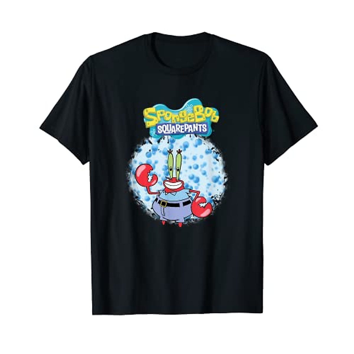 Mademark x SpongeBob SquarePants - Original SpongeBob Square Pants - Mr. Krabs with bubbles T-Shirt