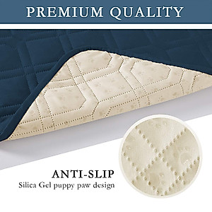 SUNNYTEX Waterproof Dog Bed Cover Dog Mat Pet Pad Pet Blanket for Couch Sofa Bed Mat Anti-Slip Furniture Protrctor