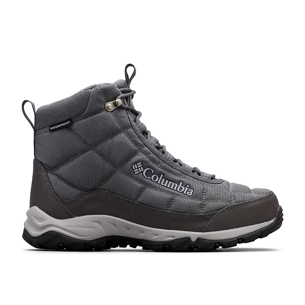 Columbia Men's Firecamp Boot, Titanium Grey Steel/Graphite, 15