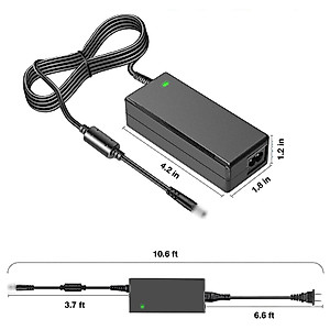 AC/DC Adapter Compatible with Fangor F-506 F506 US F-506US Wi-Fi 1080P Multimedia Projector WiFi Home Theater Projector Native 1080P Bluetooth Wi-Fi Mirroring Power Supply Cord Charger PSU
