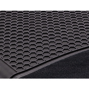 VEERAPPYDY Silicone Oven Mitts Non-Slip Grip Gloves for Grilling Baking Cooking, Heat Resistant 540 degree F, Flexible Terry Cloth Cotton, Storage Hanging Hooks Black 2 pack, 14.9X6.7in