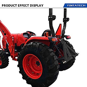 YINTATECH 3 Point 2" Receiver Trailer Hitch Heavy Duty Drawbar Adapter Category 1 Tractor Tow Compatible for Kubota, BX, LM25H, WLM Tractor, NorTrac, Yanmar, Kioti, Cat, John Deere