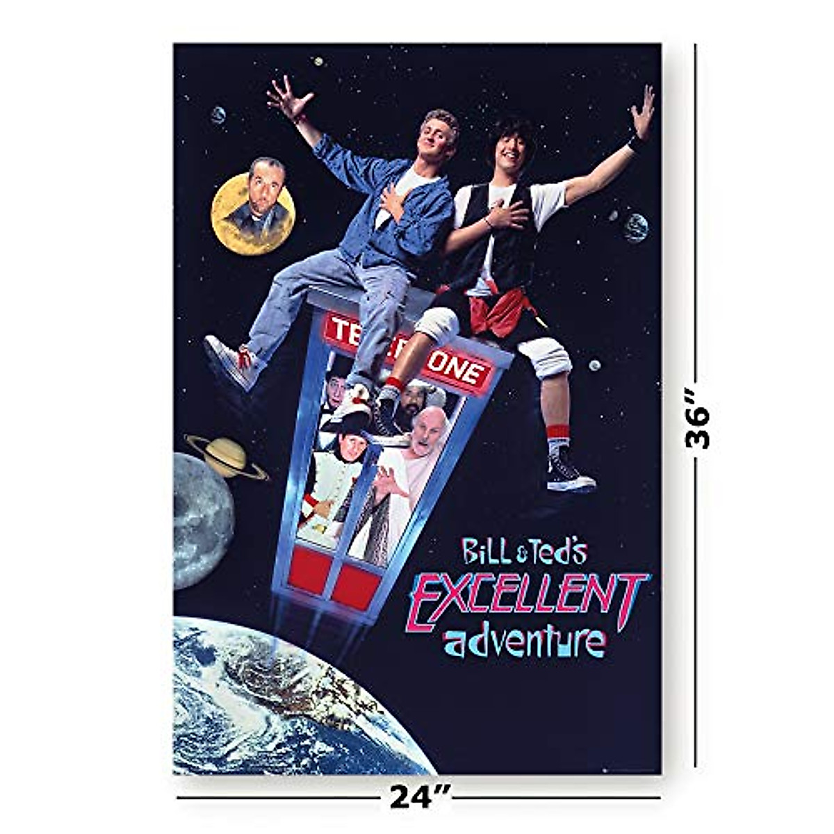 POSTER STOP ONLINE Bill & Ted's Excellent Adventure - Movie Poster (Regular Style) (Size 24 x 36)