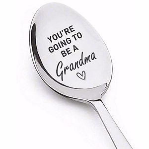 Baby Pregnancy Announcement Gifts for Grandma You're Going to Be a Grandma Spoon Gifts for New Grandma Grandmother Gift Coffee Tea Spoons for Grandma Grandmother to Be Gifts