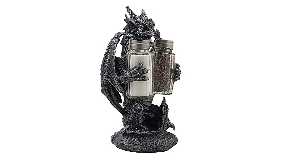 Mythical Dragon Salt & Pepper Shaker Set Decor