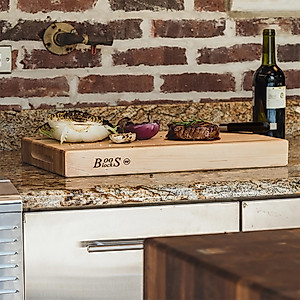 John Boos Block RA03 Maple Wood Edge Grain Reversible Cutting Board, 24 Inches x 18 Inches x 2.25 Inches