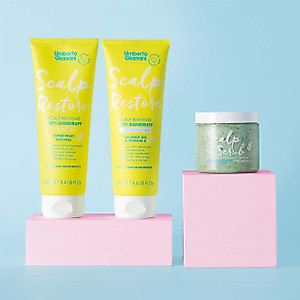 Umberto Giannini Scalp Restore Balancing Conditioner, Vegan & Cruelty Free Scalp Reviving Formula with Coconut Oil & Vitamin E, 8.5fl Oz