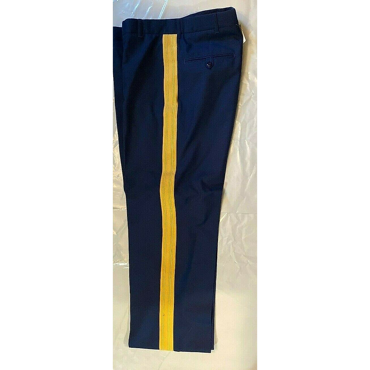 US Army Men's ASU C Dress Blues Service Uniform Braided Trousers/Pants/Slacks (39L)