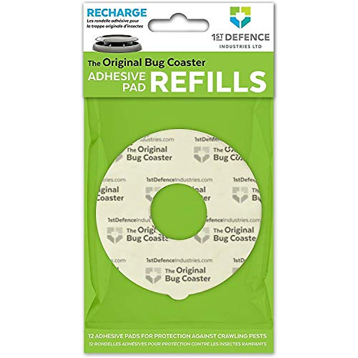 1st Defense Industries 4 inch Round Refill Sticky Pads - Interceptor ...