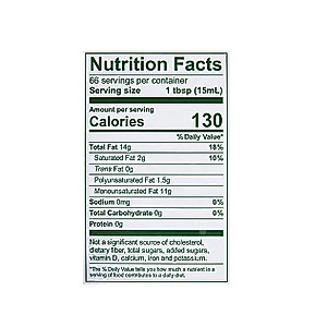 100% California Extra Virgin Olive Oil (MEDIUM) Rich & Vibrant Cold Press One Bottle 33.8 fl. oz/1L. each. By: California Olive Ranch