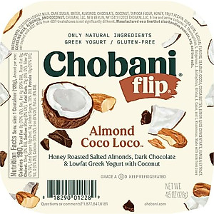 Chobani® Flip® Low-Fat Greek Yogurt Chocolate Almond Coco Loco™ 4.5oz