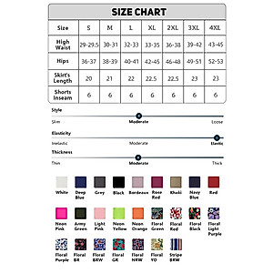 Cakulo Athletic Skorts for Woman Drawstring Knee Length Swim Golf Tennis Skirts Pocket Casual High Waist Skirt Black S