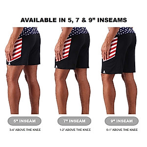 Anthem Athletics Isoflex 5 Inch Men's Workout Shorts - Zipper Pocket Short for Running, Athletic & Gym Training - Volcanic Black G2 - Medium