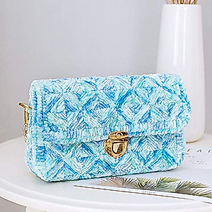 250g Chenille Yarn Fluffy Velvet Chenille Yarn Yellow Green Crochet Knitting Chenille Yarn DIY Knit Yarn Chunky Knit Yarn Bulky Roving Yarn Knitting Materials