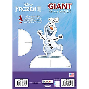 Disney Frozen 2 Elsa and Anna Giant 192-Page Coloring and Activity Book with Over 100 Stickers and a Poster 45820 Bendon