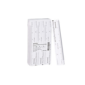 McKesson Wound Measuring Guide Ruler, Non-Sterile, Paper, 6 in, 50 count, 12 Packs, 600 Total