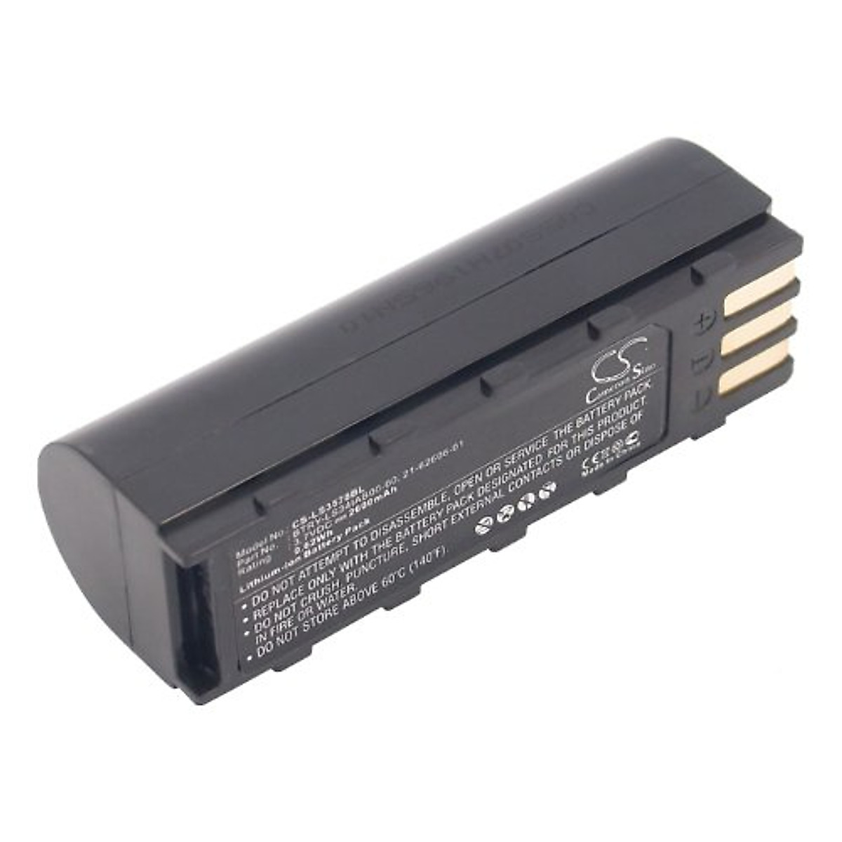Flujoy 2600mAh/3.7V Replacement Battery for Symbol LS3578 DSS3478 DS3478 DS3578 XS3478 LS3478ER MT2000 NGIS LS3478 BTRY-LS34IAB00-00 21-62606-01