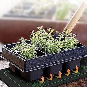 GYTF 21Watts Seedling Heat Mat - MET Standard Warm Hydroponic Heating Pad for Indoor Gardening, Durable Waterproof 10" x 20.75"