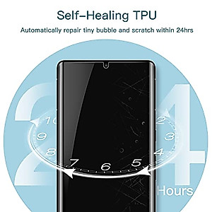 JETech Screen Protector for Google Pixel 7 Pro with Camera Lens Protector, Flexible TPU Film, Fingerprint ID Compatible, HD Clear, Easy Install, 2-Pack Each