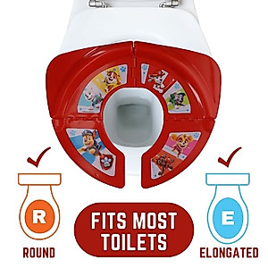 Nickelodeon PAW Patrol "Born Brave" Folding Potty Seat - Travel Potty Training Seat