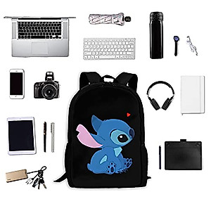 GCNqat Laptop Backpack 17 Inch Bookbag Large Capacity Daypack for Men Women Teens Hiking Camping