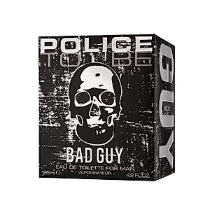Police To Be Bad Guy Fragrance For Men - Amber Fougere Scent - Sparkling Top Notes Of Blood Orange - Smooth Green Apple Sorbet Middle - Finishing With Vanilla And Tonka Bean - 4.2 Oz EDT Spray