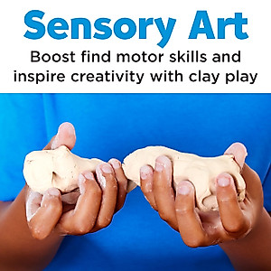 Faber-Castell Pottery Studio - Kids Pottery Wheel Kit for Ages 8+, Complete Pottery Wheel and Painting Kit for Beginners, 3 lbs of Sculpting Clay , Blue