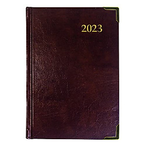 Brownline 2023 Executive Daily Planner, Appointment Book, 12 Months, January to December, Sewn Binding, 7.125" x 4.875", Assorted Colors, Trilingual (CBE504.ASX-23)
