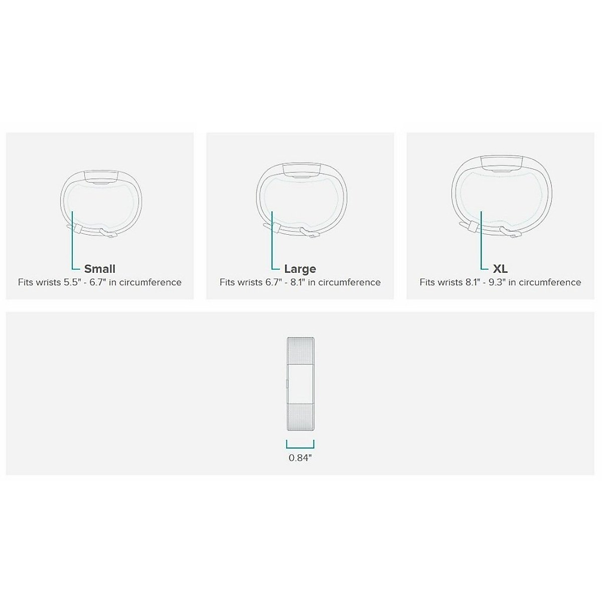 Fitbit Charge 2 Heart Rate + Fitness Wristband Black Large (Renewed)