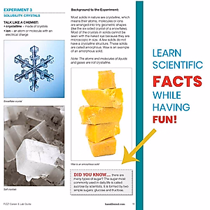 hand2mind Fizz Chemistry Science Kit for Kids Ages 8-12, 32 Science Experiments and Fact-Filled Guide, Make Your Own Foam and Crystals, Educational Home Learning, Homeschool Science Kits