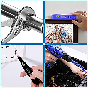 jar-owl Daily Household Tool Set with Drill, 21V Cordless Drill Drive Set with 112pcs Combo Hand Tool Kit for Mens Home Repair