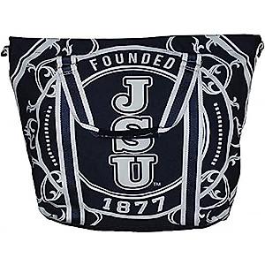 Big Boy Jackson State Tigers Canvas Tote Bag [Navy Blue - 20" x 15"]