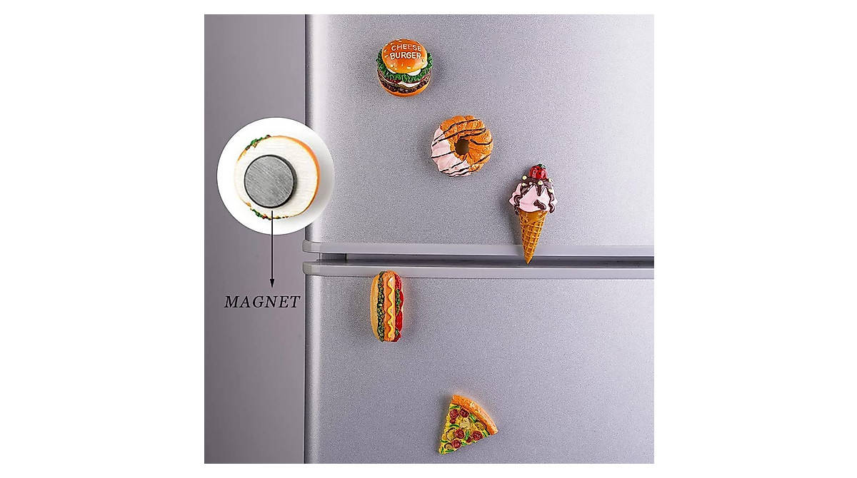 Cute Food Refrigerator Magnets - 5 PCS Kitchen Decor