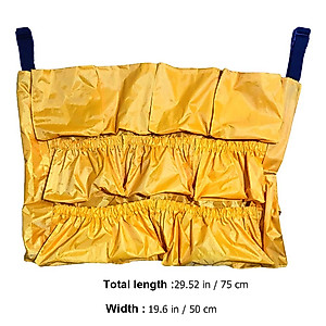 Amosfun Trash Can Tool Bag Commercial Products Supply Garbage Bin Mounted Cleaning Tools Bag for Organizing Spray Bottles Paper Towels Gloves Scrub Brush