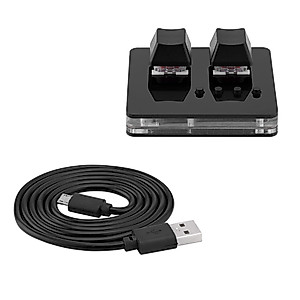 kwmobile 2 Key Macro Keyboard - Mini Programmable 2 Key 4 Button 1-Handed Keypad Macro Pad for Gaming Compatible with macOS and Windows - Black