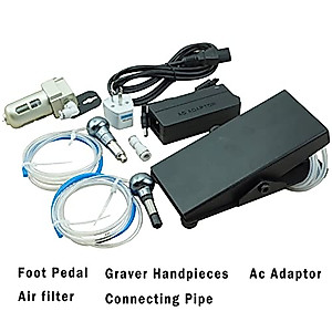 Pneumatic Impact Engraving Machine Pneumatic Engraver Machine Hand Engraving Stone Setting Tools Engraving Machine for Jewelry Making