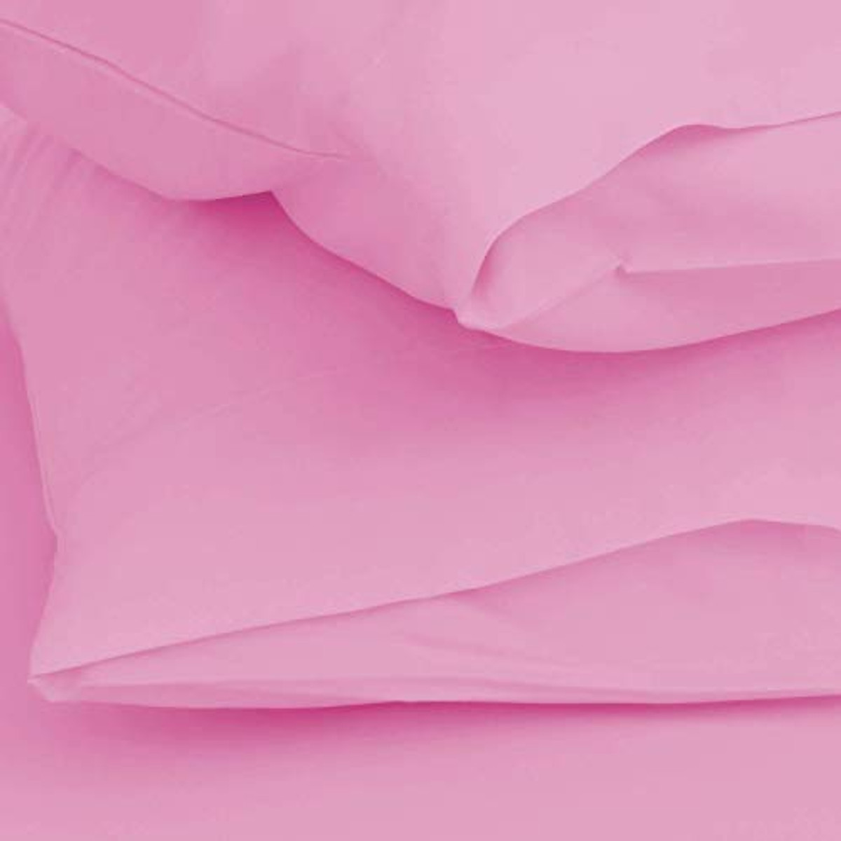 4-Piece BedSheets Set-800 Thread Count-100% Cotton Bedding Set for Twin XL Size Bed-Long Staple Cotton Soft Sateen Weave, Fits Upto 22'' Deep Pockets Fitted Sheet-Pink