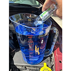 H8eraide Clean Shots - Windshield Washer Fluid Concentrate - 1 Bottle Makes 1 Gallon