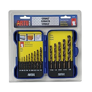 Artu - 14-Pc. Cobalt Drill Bit Set