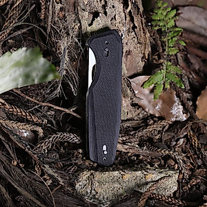 Roxon Phantasy Folding Knife Survival Pocket Tool EDC Camping with Replaceable Knife Blade (Stainless Steel Handle)