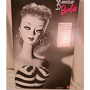 Original 1959 Blonde Barbie Doll 35th Anniversary Special Edition REPRODUCTION