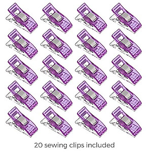 Rotary Cutter Set pink - Quilting Kit incl. 45mm Fabric Cutter, 5 Replacement Blades, A3 Cutting Mat, Acrylic Ruler and Craft Clips - Ideal for Crafting, Sewing, Patchworking, Crochet & Knitting
