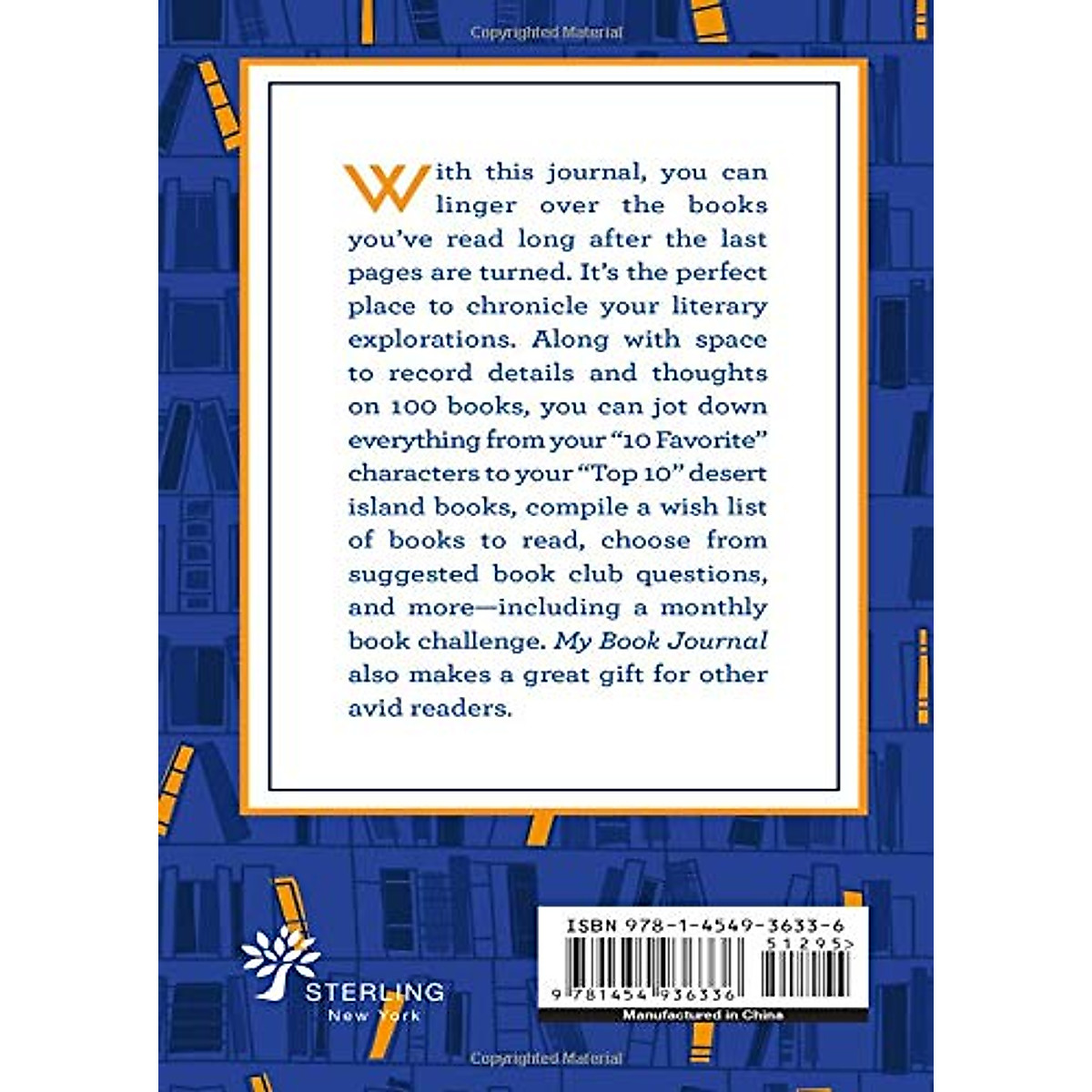 My Book Journal: A 100-Book Reading Diary for Bibliophiles