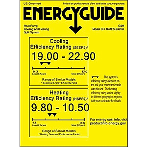 Cooper & Hunter Dual Zone 9,000 + 12,000 BTU Ductless Mini Split AC/Heating System, Pre-Charged, Heat Pump, 21.3 SEER Including 25FT Copper Line Set And Communication Wires