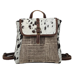 Myra Bag Women's Crossroads Cowhide Backpack Brown One Size