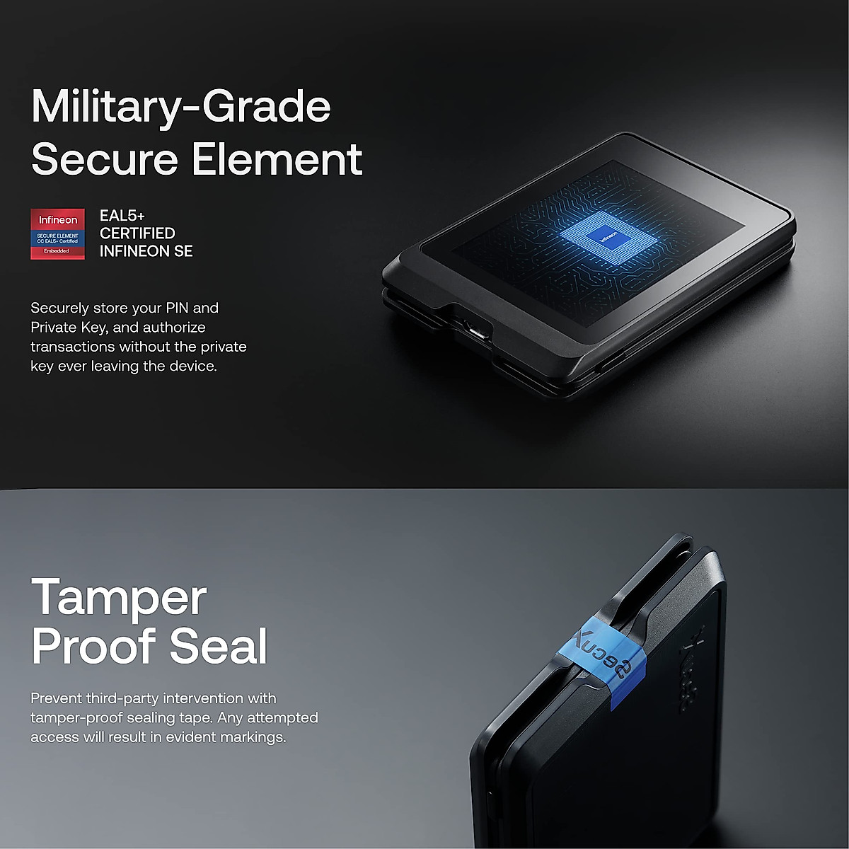 SecuX W10 Crypto-Asset Hardware Wallet - The Ideal Solution for Safely Storing Your Bitcoin, Ethereum, Ripple, Litecoin, Bitcoin Cash and More